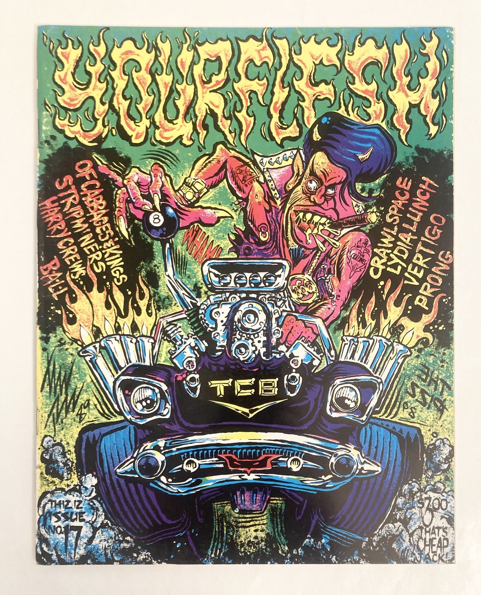Your Flesh #17 Fall/Winter '89 Featuring VERTIGO, Stripminers, Don ...