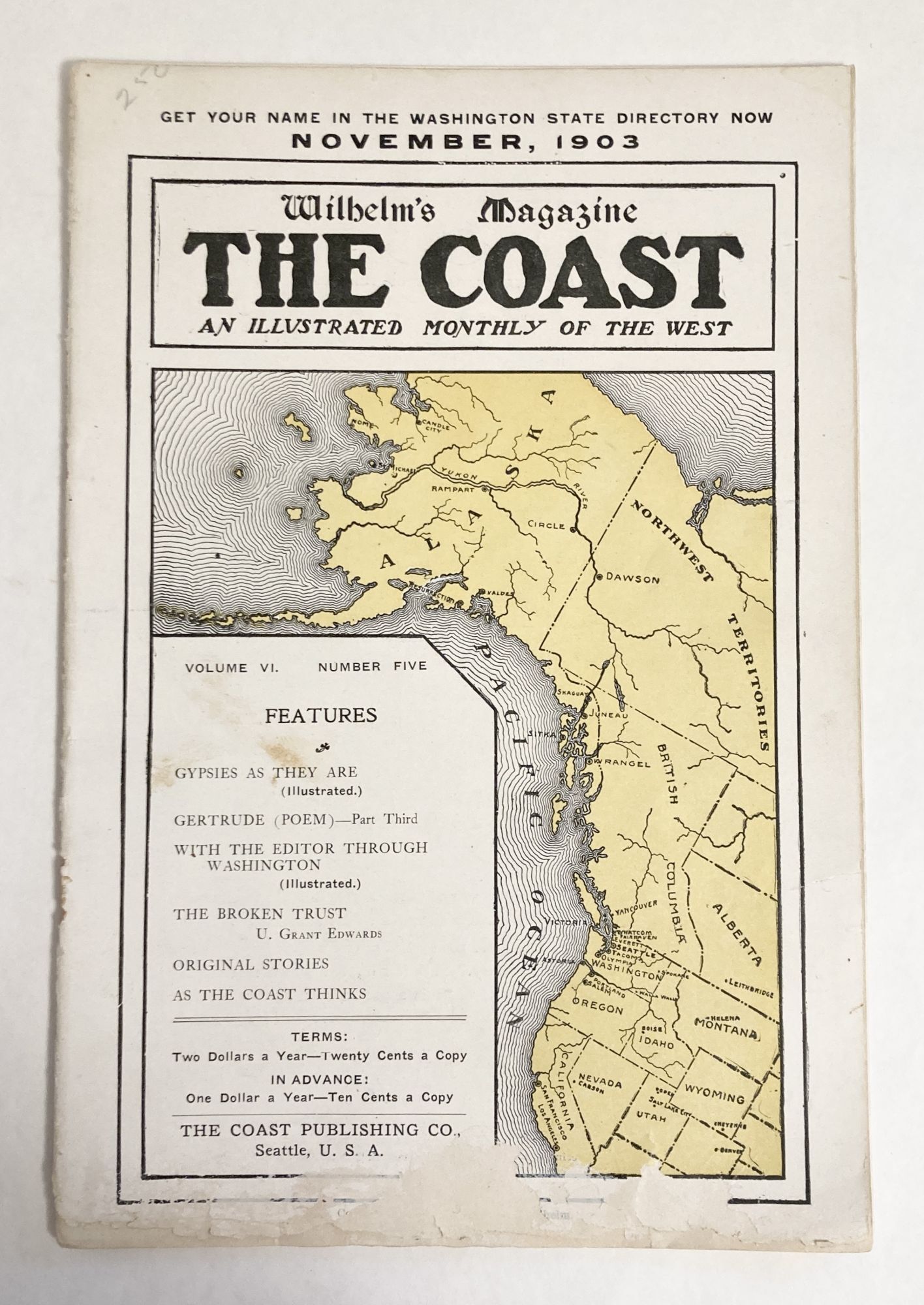 The Coast -- Wilhelm's Magazine Volume VI. Number Five November 1903 ...